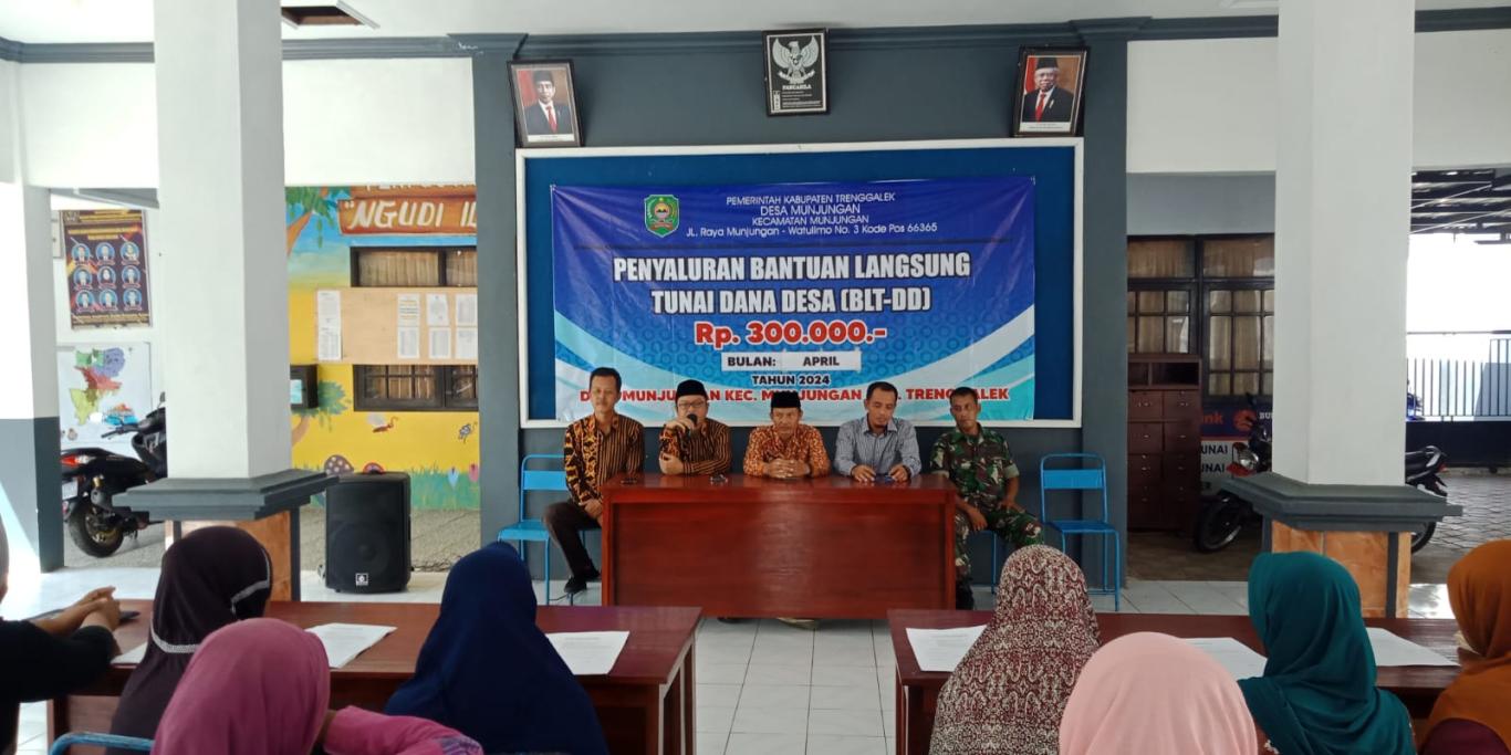 PENYALURAN BLT DD BULAN APRIL TAHUN 2024 - Website Desa Munjungan