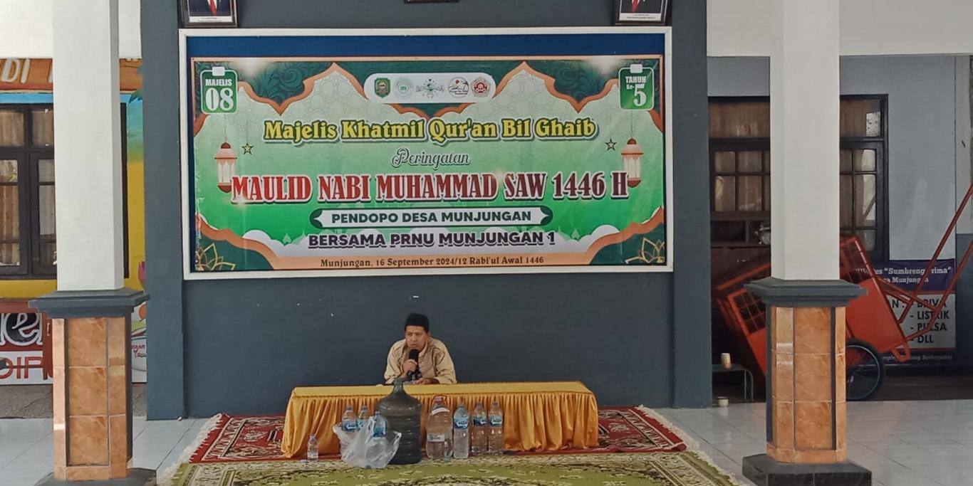PERINGATAN MAULID NABI MUHAMMAD SAW 1446 H - Website Desa Munjungan